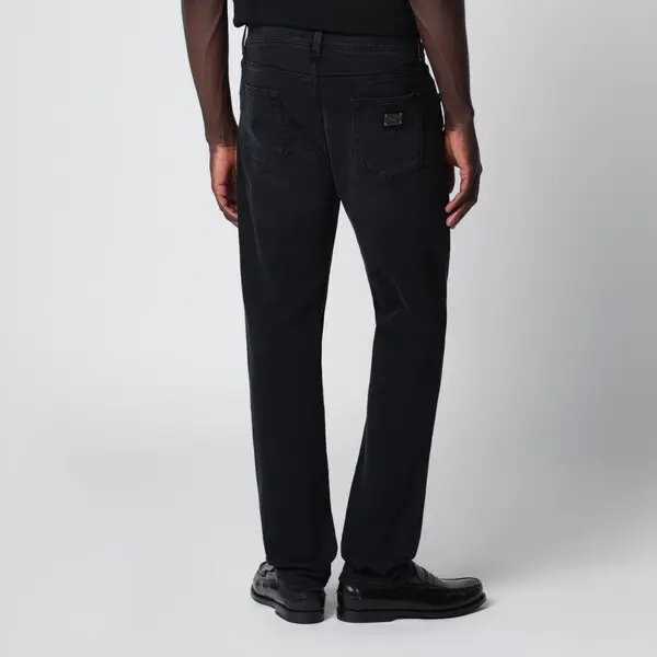Dolce & Gabbana Stretch Jeans In Grey Denim