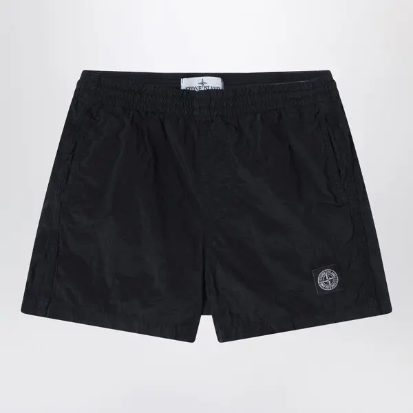 Stone Island Navy Nylon Swimsuit - Blue