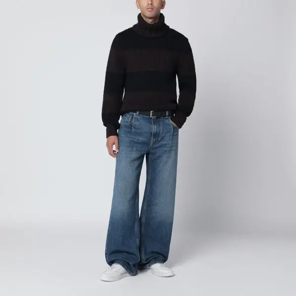 Dolce & Gabbana Washed Effect Cotton Denim Jeans