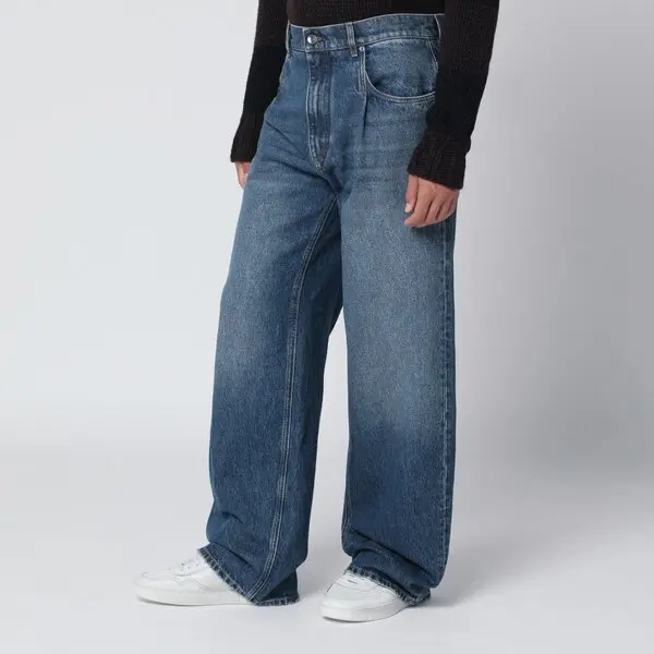 Dolce & Gabbana Washed Effect Cotton Denim Jeans