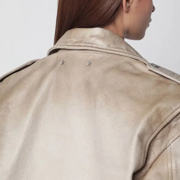 GOLDEN GOOSE Leather Phoebe Jacket