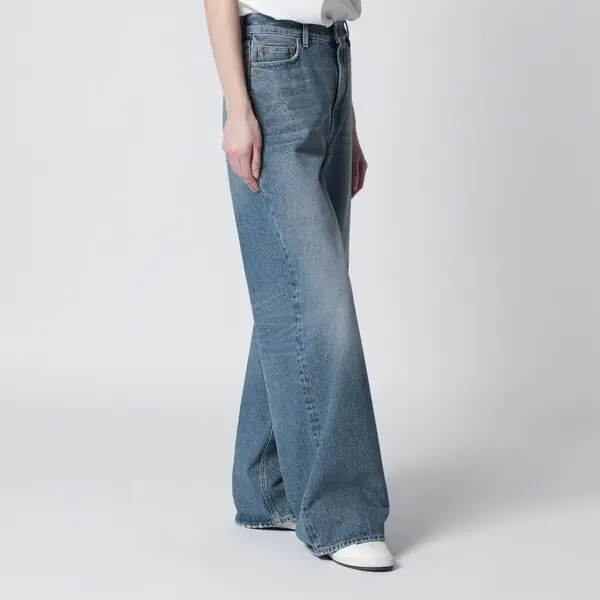 GOLDEN GOOSE Washed Wide-leg Denim Jeans