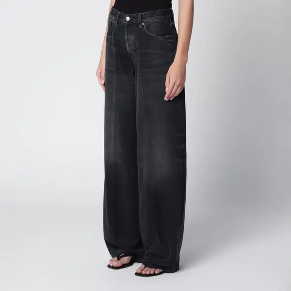 HAIKURE Bethany Wide-leg Jeans In Vintage - Black