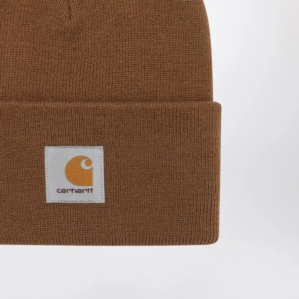 Carhartt Work In Progress Acrylic Ribbed Watch Beanie - Brown