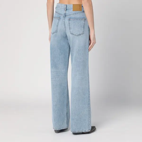 HAIKURE Light Washed Wide Jeans