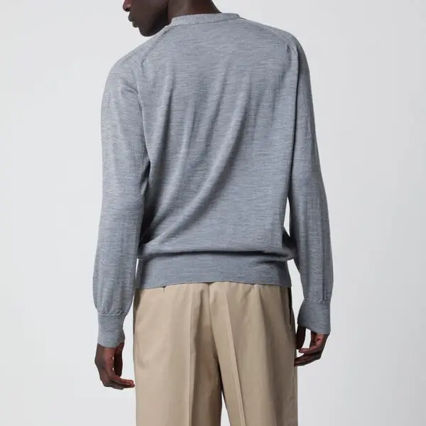 AMI Paris De Coeur Wool Cardigan