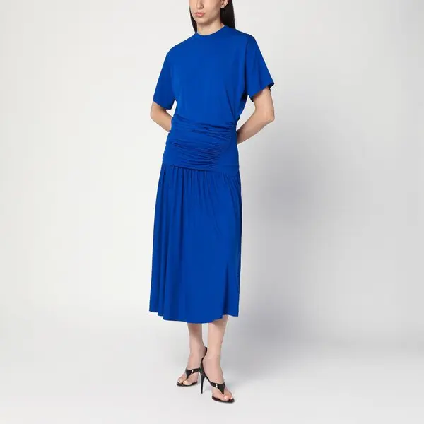 FERRAGAMO Draped Jersey Dress