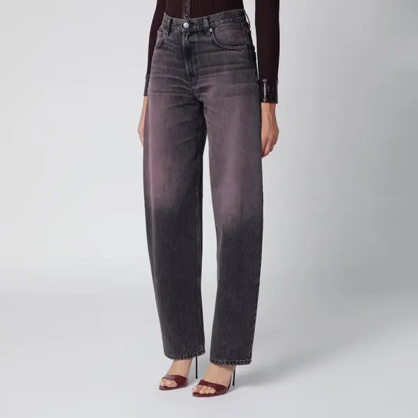 HAIKURE Washed Pink Denim Jeans