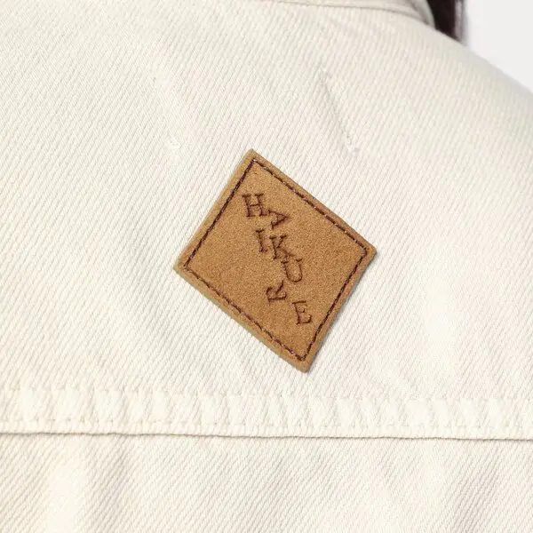 HAIKURE Ecru Denim Fitted Shirt