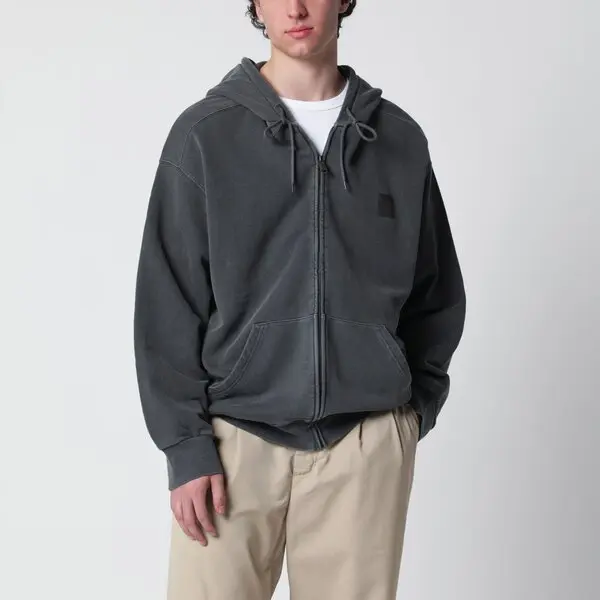 Carhartt Work In Progress Nelson Garment Dyed Zip-up Sweatshirt