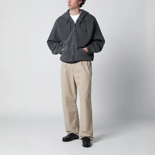 Carhartt Work In Progress Nelson Garment Dyed Zip-up Sweatshirt
