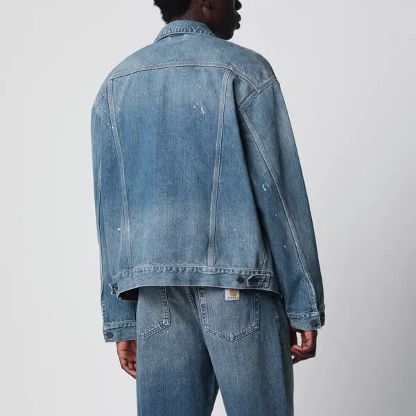 Carhartt Work In Progress Helston Jacket In Heavy Cotton Denim - Blue