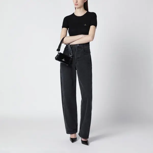 VIVIENNE WESTWOOD Bea Cotton Top - Black