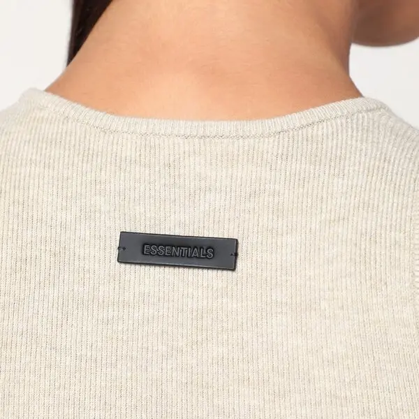 Fear Of God Ribbed Cropped Crewneck Top