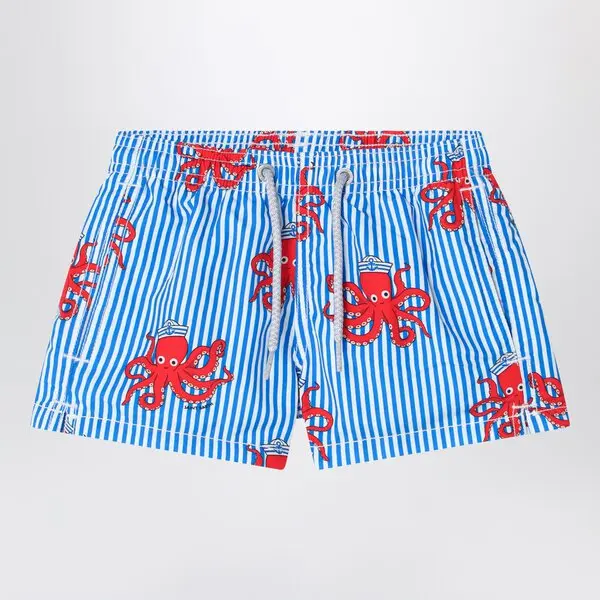 MC2 SAINT BARTH Octopus Print Swim Shorts - Multicolor