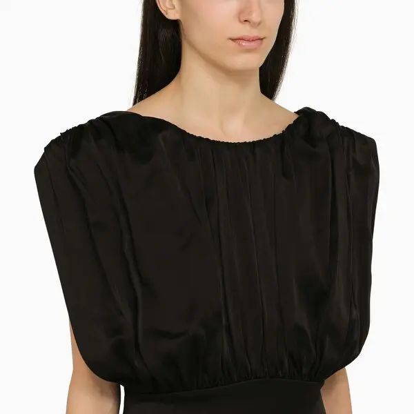 JIL SANDER Long Dress With Ruffles