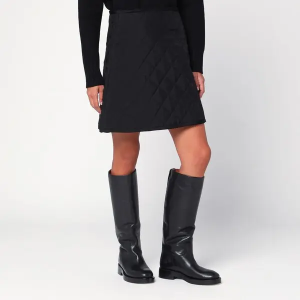JIL SANDER Quilted Viscose Skirt