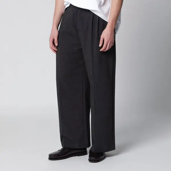 THESTROY Dark Inno Trousers In Viscose Blend