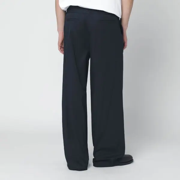JIL SANDER Midnight Cotton Trousers
