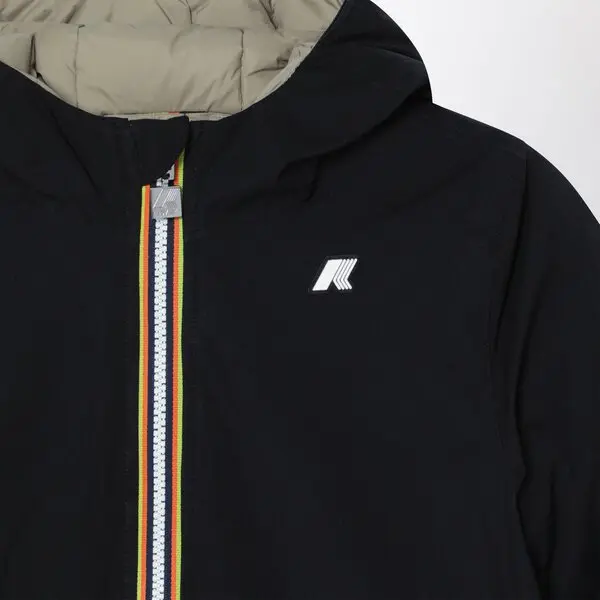 K-WAY Reversible Padded Jacket - Black