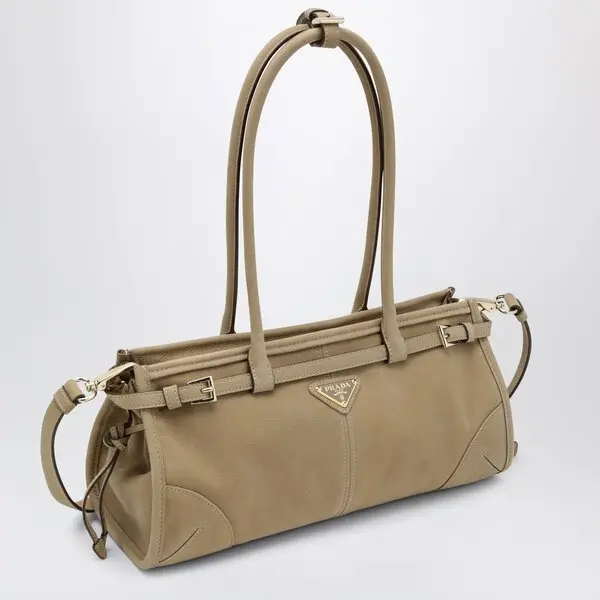 Prada Bonnie Medium Handbag - Brown