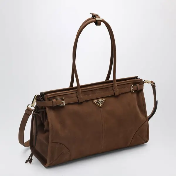 Prada Bonnie Large Suede Bag
