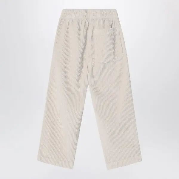 American Vintage Cru Ribbed Corduroy Trousers - Beige