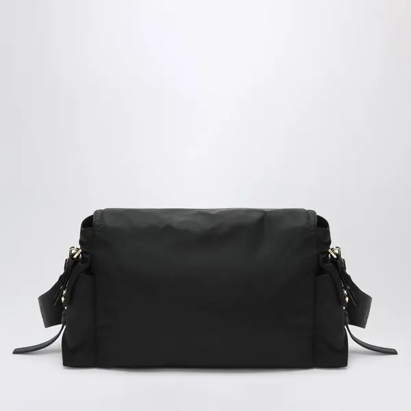 Prada Large Re-nylon Bag With Leather Details