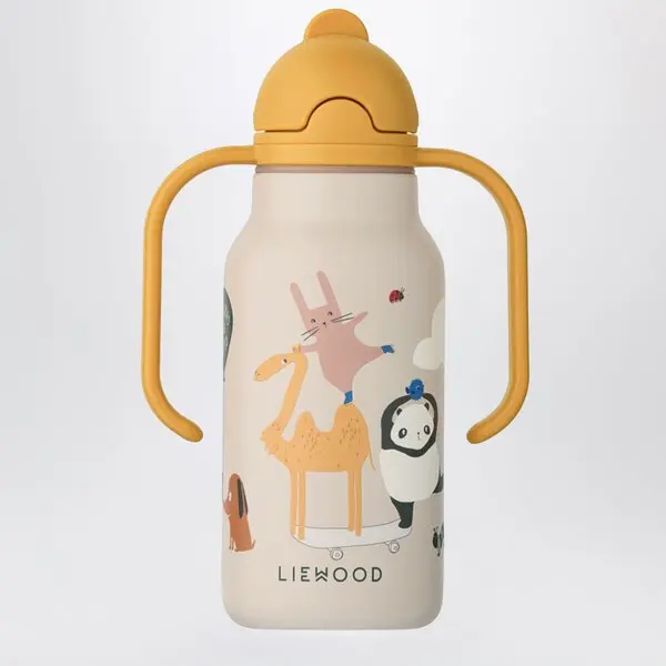 LIEWOOD Stainless Steel Thermal Bottle With Animal Print - Multicolor