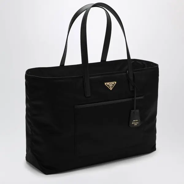 Prada Re-edition 1978 Large Re-nylon And Saffiano Shopping Bag
