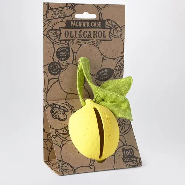 OLI & CAROL Lemon-shaped Pacifier Case