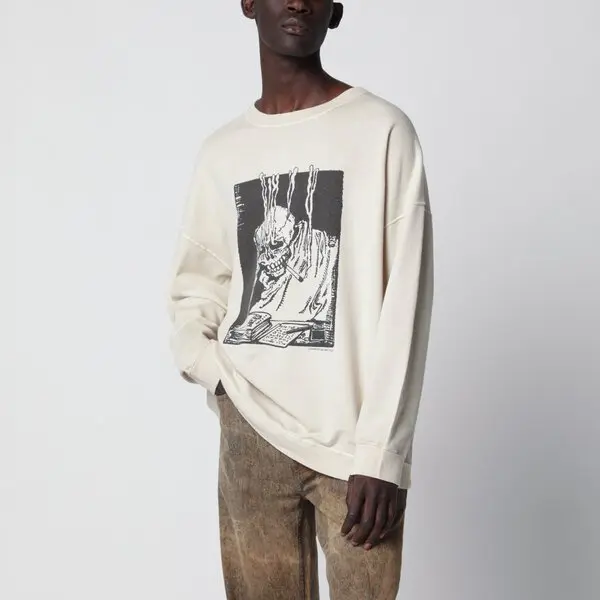 Our Legacy Angry Fan Mail" Print Sweatshirt - Black