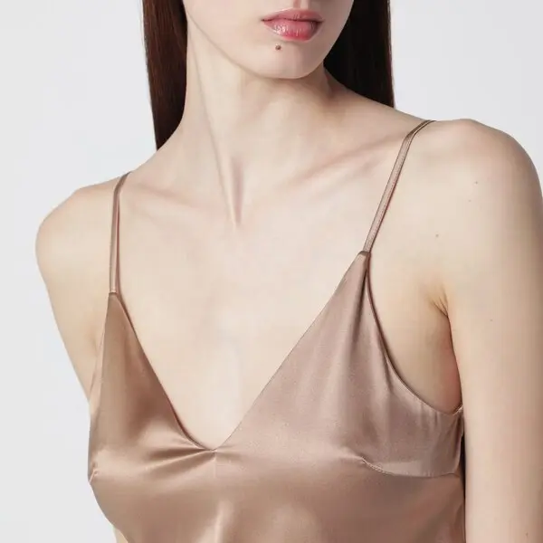 Brunello Cucinelli Light Silk-blend Tank Top
