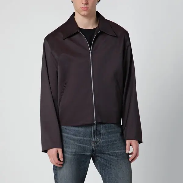 Our Legacy Zip-up Formflex Fabric Jacket - Red