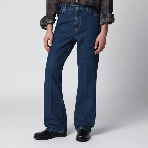 Our Legacy 70s Cut High-waisted Flared Indigo Jeans