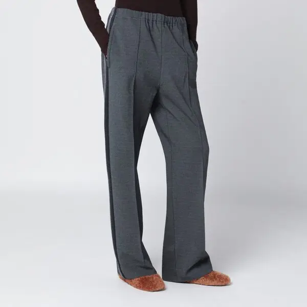 Miu Miu Anthracite Knitted Trousers