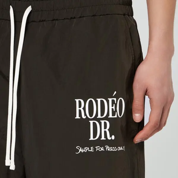 1989 STUDIO Nylon Trackpants Rodeo - Brown