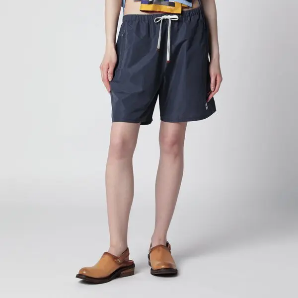 Miu Miu Tec Fabric Windproof Bermuda Shorts
