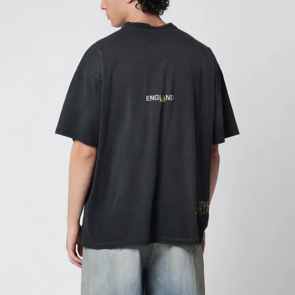 REPRESENT Faded T-shirt With Eagle Logo Print