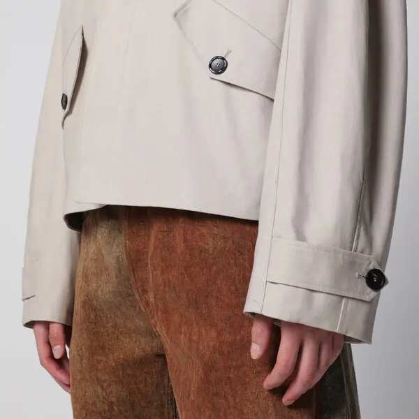 Séfr Short Cotton Trench Coat