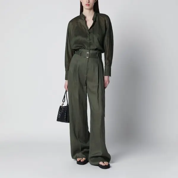 Max Mara Ramie Canvas Shirt