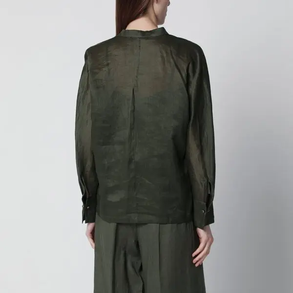 Max Mara Ramie Canvas Shirt