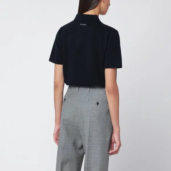 Miu Miu Cashmere Polo Shirt