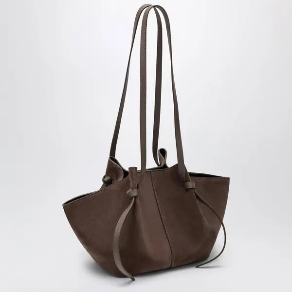 Yuzefi Mochi Bag In Suede Leather - Brown