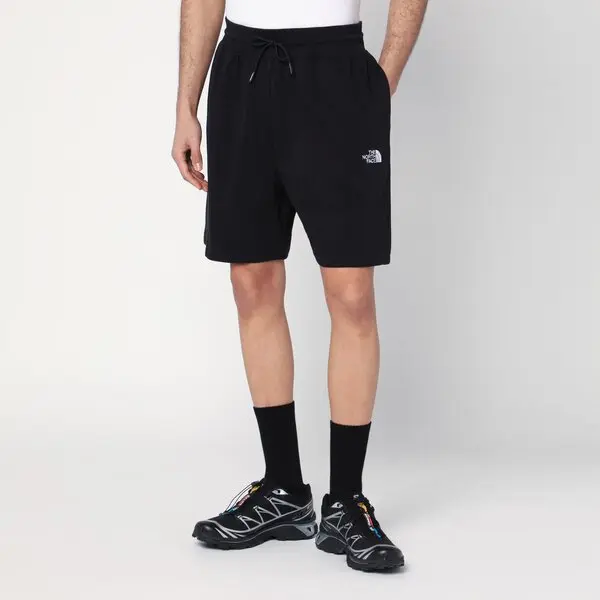 The North Face Cotton Blend Shorts With Logo Embroidery