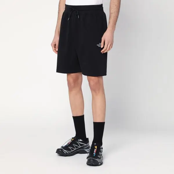 The North Face Cotton Blend Shorts With Logo Embroidery