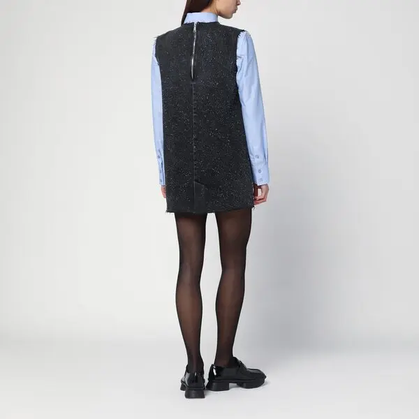 NAMACHEKO Dark Denim Mini Dress