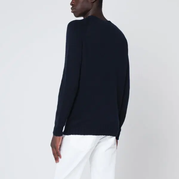 Tagliatore Cashmere Crew Neck Sweater - Blue