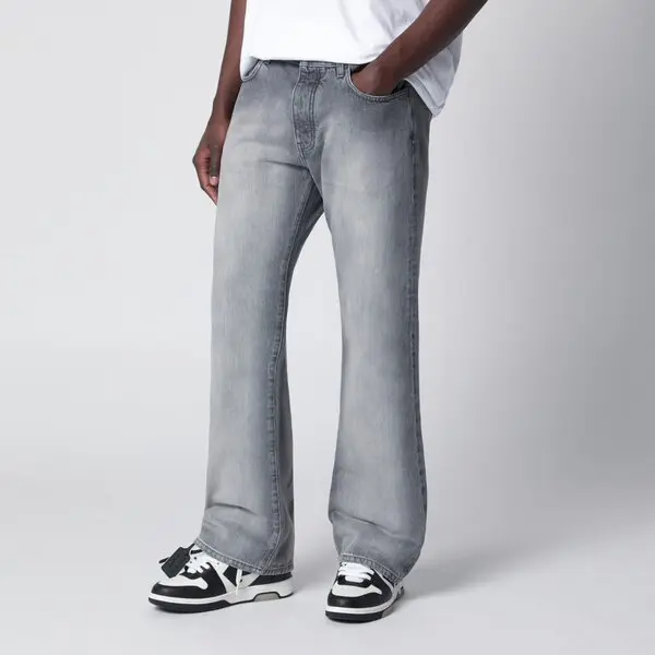 OFF-WHITE™ Washed Cotton Denim Jeans