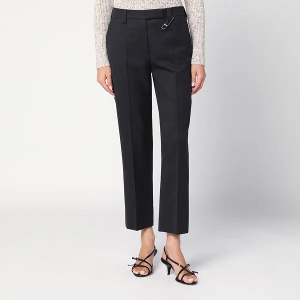 Prada Anthracite Wool Trousers
